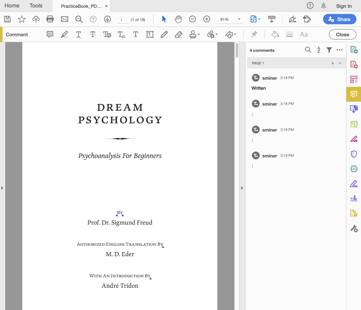 How To Use Adobe Acrobat's "Comment" Feature - Bookmobile Design & Digital